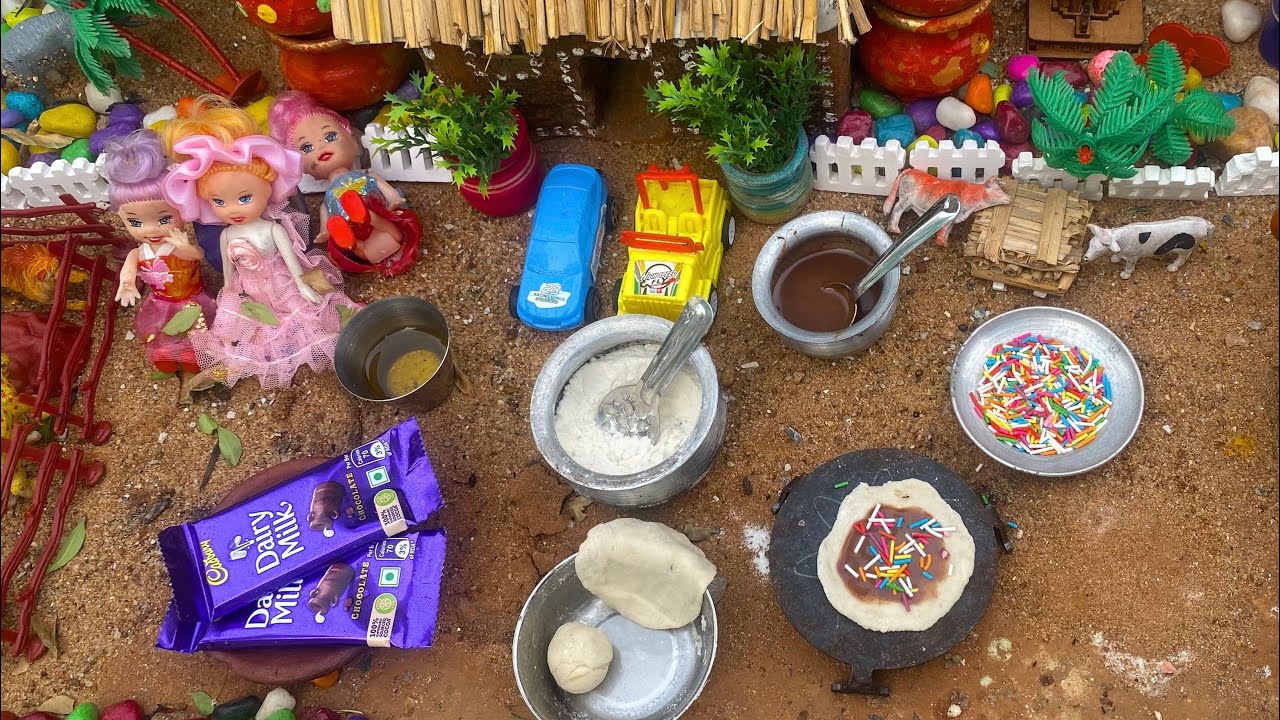 Miniature Chocolate Parata Recipe | Dairy Milk Chocolate Recipe ...