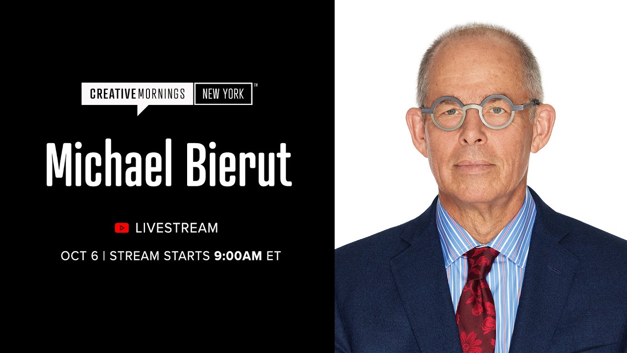 CreativeMornings/New York: Michael Bierut on Endurance [Livestream ...