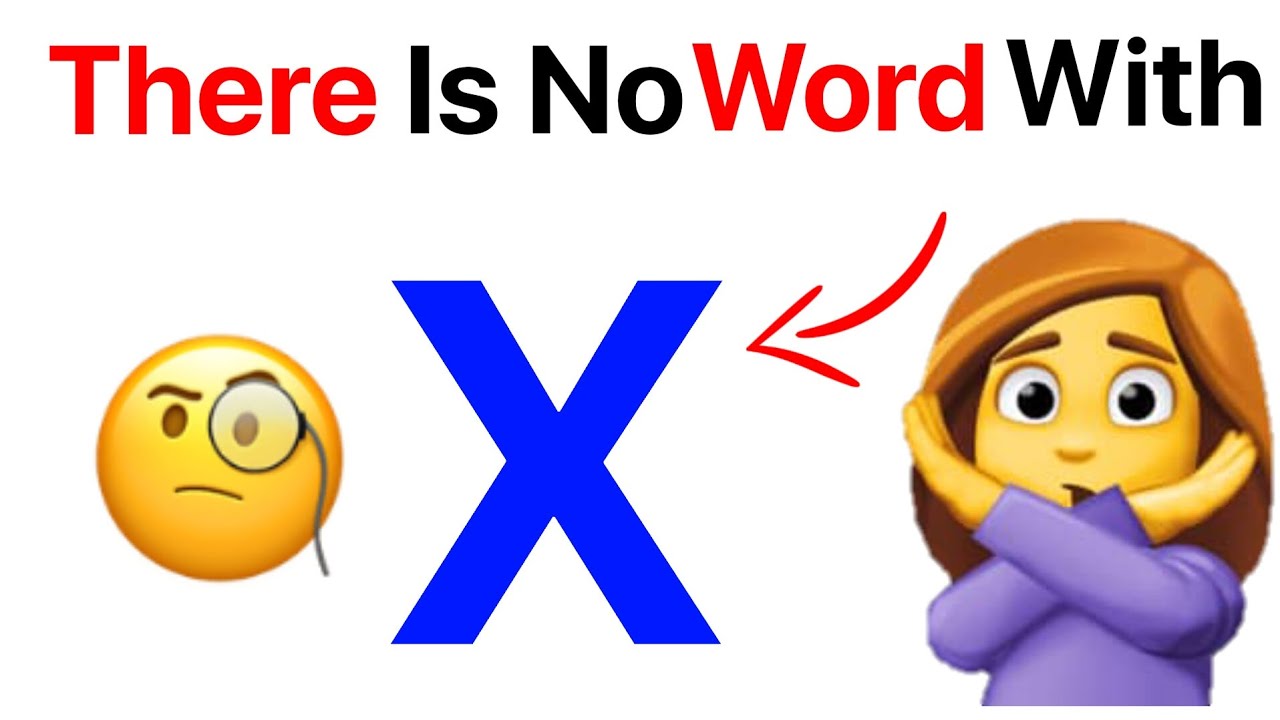 There is no letter "X" in this video! - YouTube