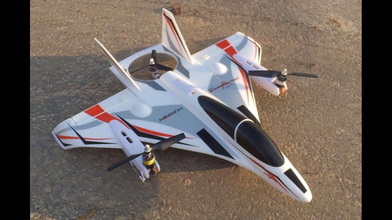 E-FLITE Convergence VTOL Horizon Maiden - YouTube