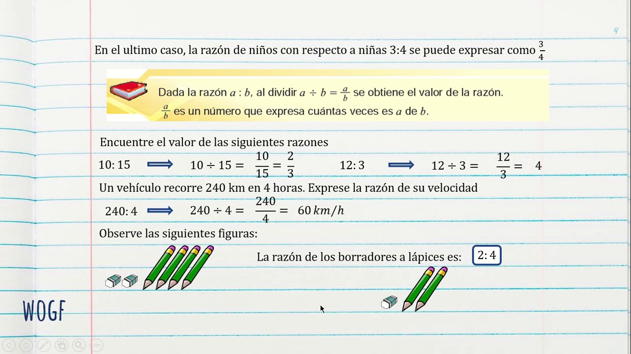 Razones y Proporciones - Matemáticas - Séptimo Grado - YouTube
