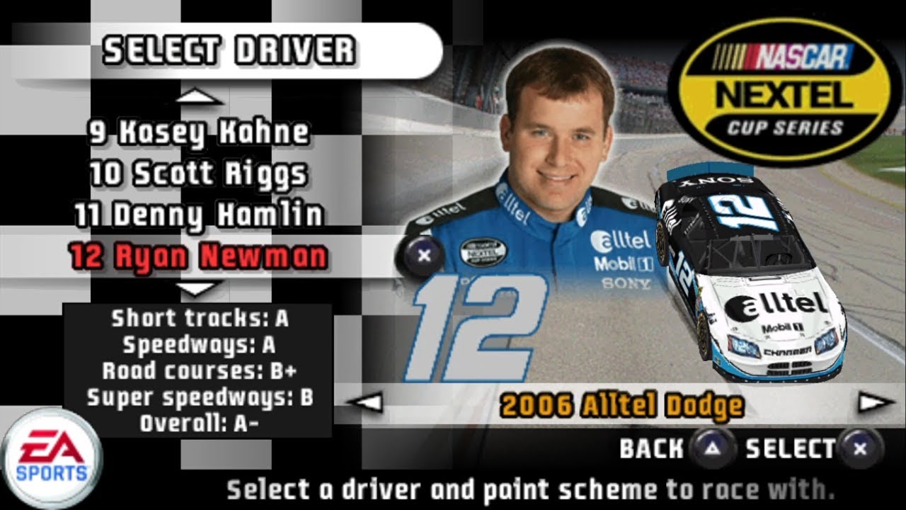 NASCAR 07 PSP - Race Now - NASCAR Nextel Cup Series - Ryan Newman ...