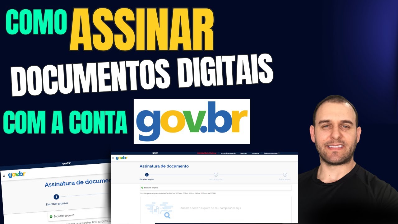 COMO ASSINAR DOCUMENTOS SEM CUSTO COM A CONTA GOV.BR - ASSINATURA ...