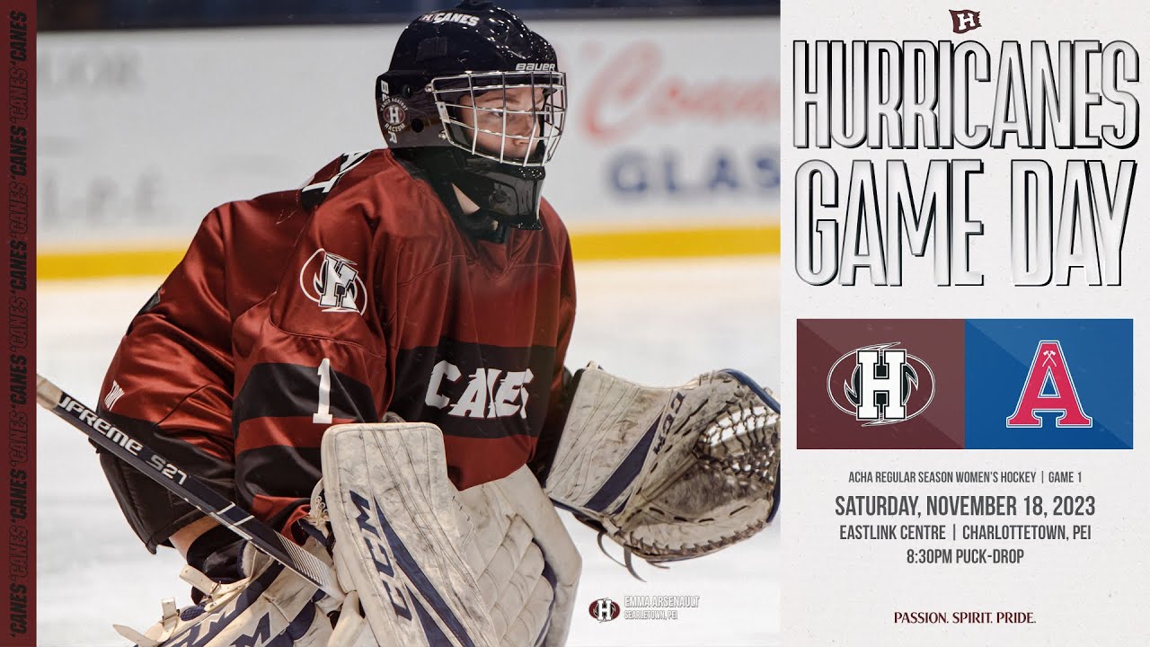 ACHA Women's Hockey 🏒 Acadia @ Holland [Nov. 18, 2023] - YouTube