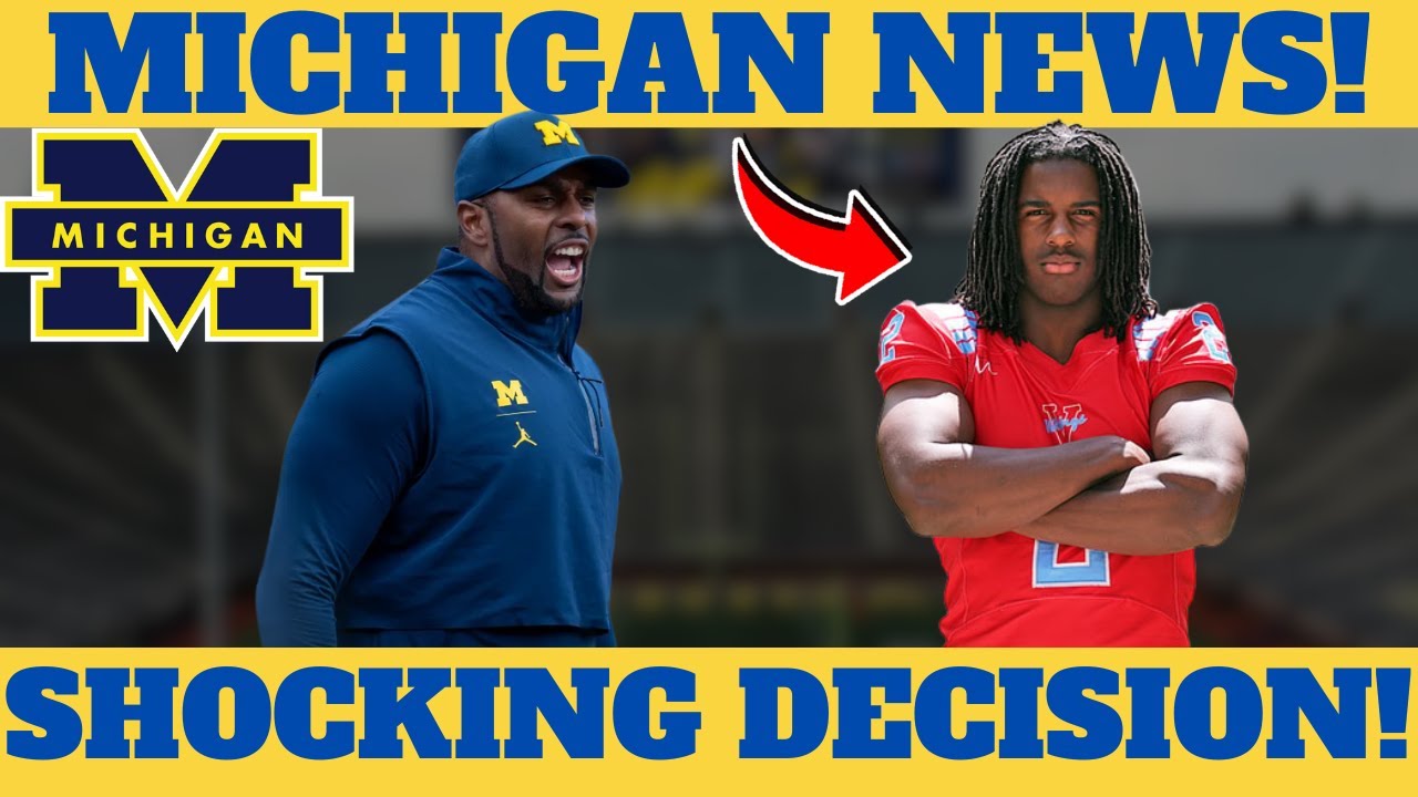 HUGE NEWS FOR MICHIGAN... MICHIGAN WOLVERINES NEWS! - YouTube