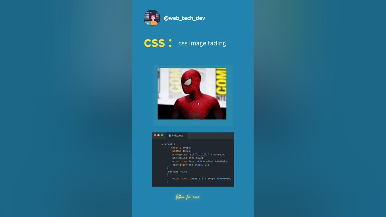 Css Tricks Shorts Image Fading Using Css Css3 Html5 Javascript Frontend Development Youtube