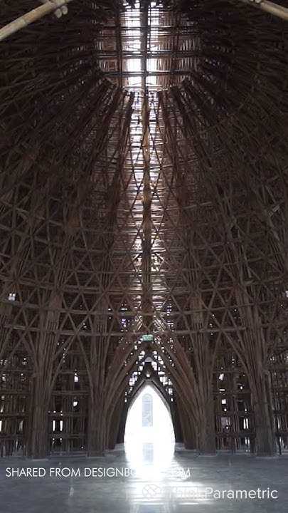 Scupltural Bamboo Vaulting By Vtn Parametricdesign Youtube