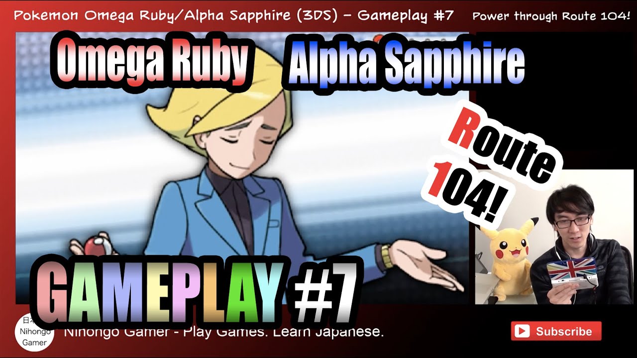Pokemon Omega Ruby/Alpha Sapphire Gameplay #7 - Route 104 - YouTube