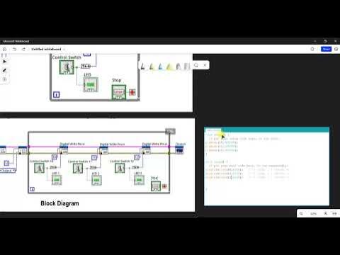 LabView | Arduino | DigitalWrite| Traffic Light - YouTube