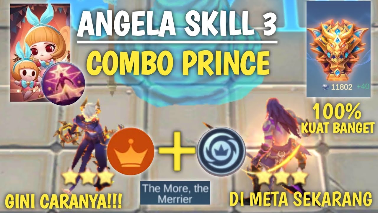 ANGELA SKILL 3 TERBARU MAGIC CHESS | COMBO PRINCE KUAT BANGET DI META ...