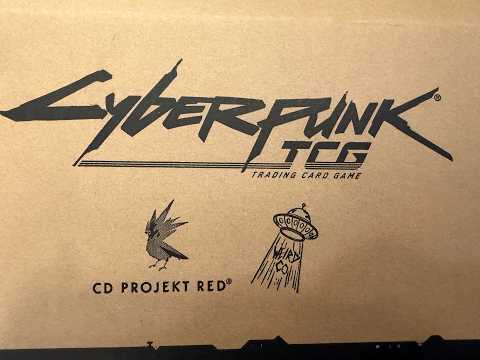 #cyberpunktcg  IS HERE! I opened 6 Beta Booster Boxes (Kickstarter)