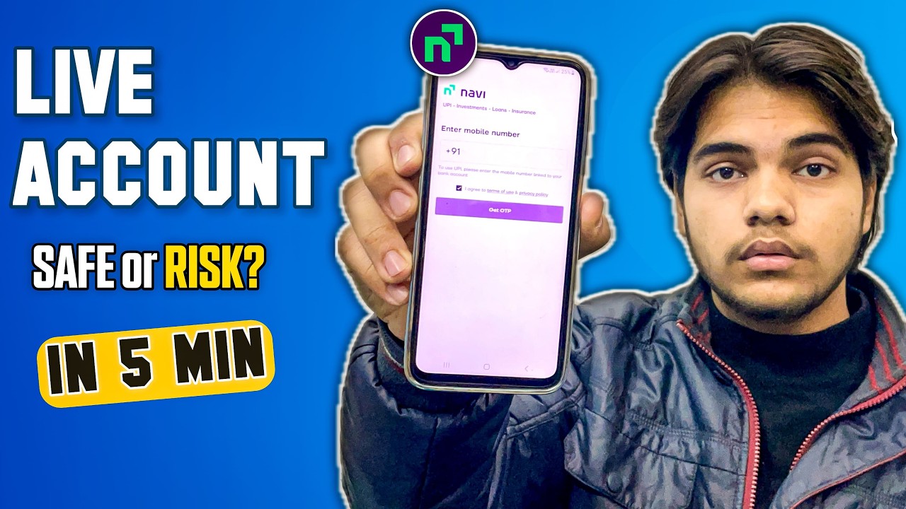 Navi UPI App Review 🔥 | Account Creation + Features | Safe or Risk ...