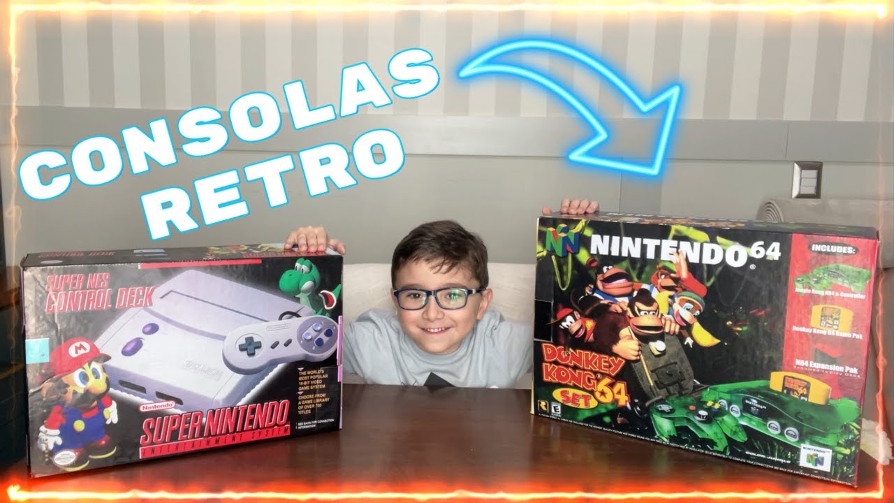 Unboxing || Te muestro mis consolas RETRO || Super Nintendo Jr y ...