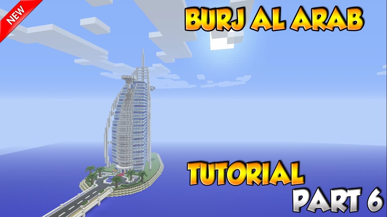 Minecraft Burj Al Arab Tutorial Part 6 - YouTube