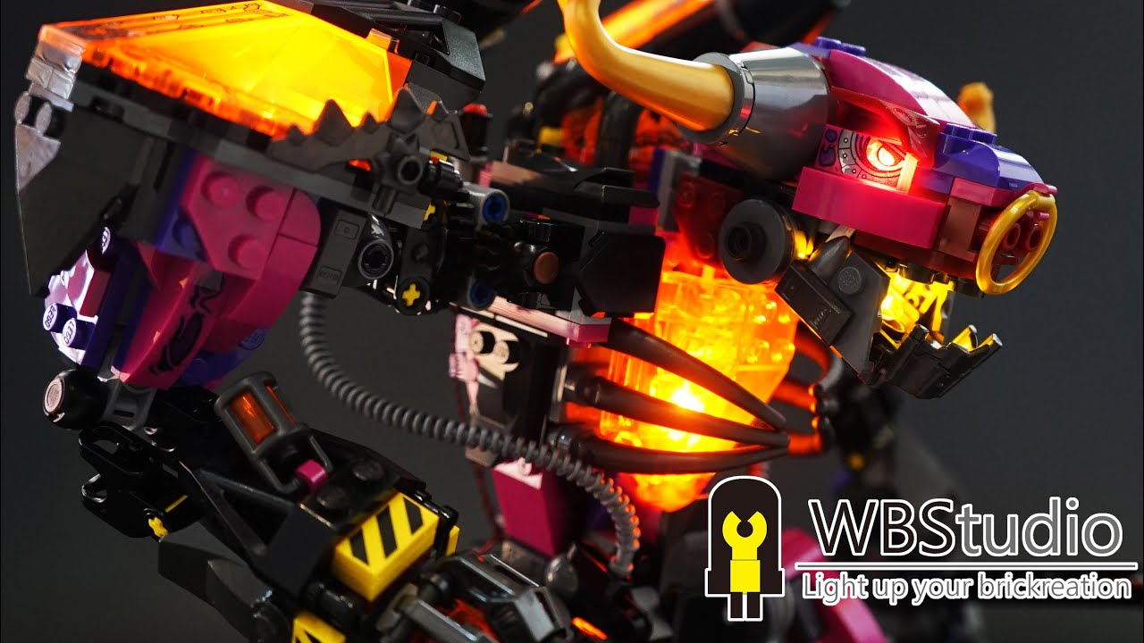[WBS]Lego 80010 Demon Bull King+Light Kit - YouTube