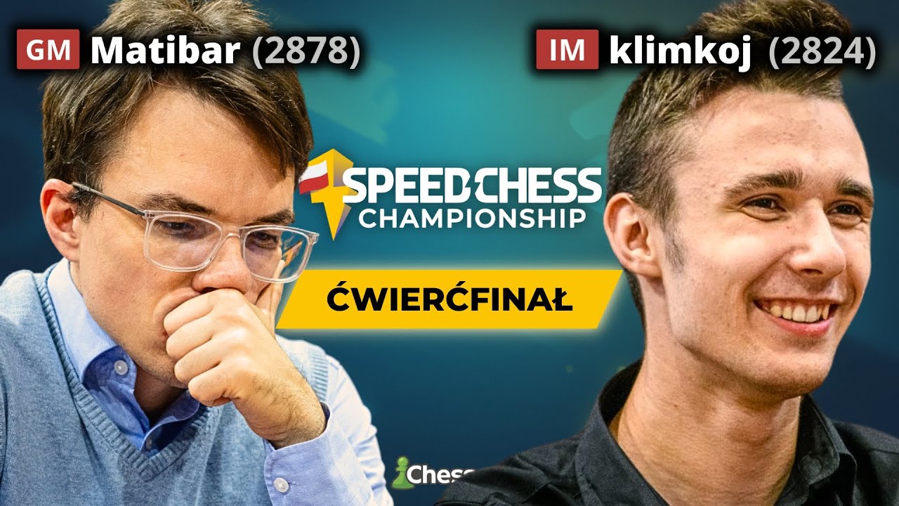GM Mateusz Bartel vs. IM Jan Klimkowski! | Speed Chess Championship Poland | ĆWIERĆFINAŁ - YouTube