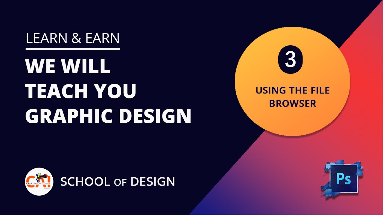 how to use the File Browser in Adobe Photoshop - YouTube