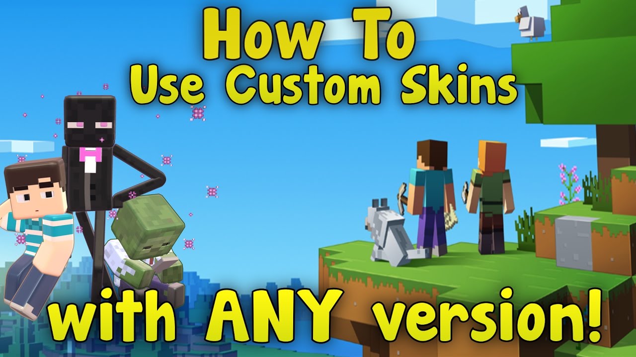 Minecraft - how to use skins on ANY version (WORKING Mar2017 ...