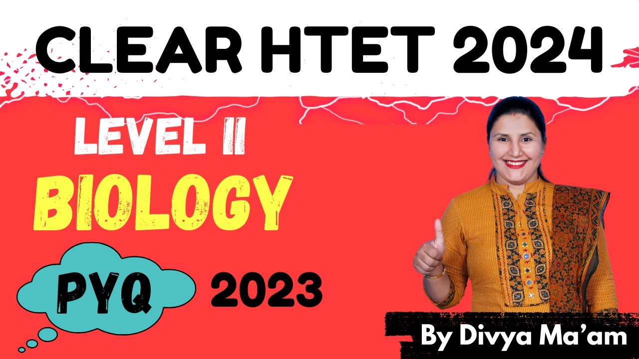 HTET || 2023 || BIOLOGY #pyq #htet #science - YouTube