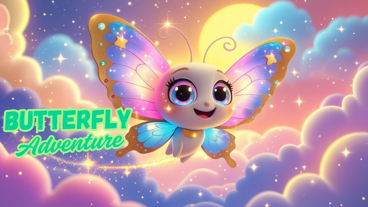 Butterfly Song for Kids 🦋 | Fun Animated Rhyme #SingAlong - YouTube