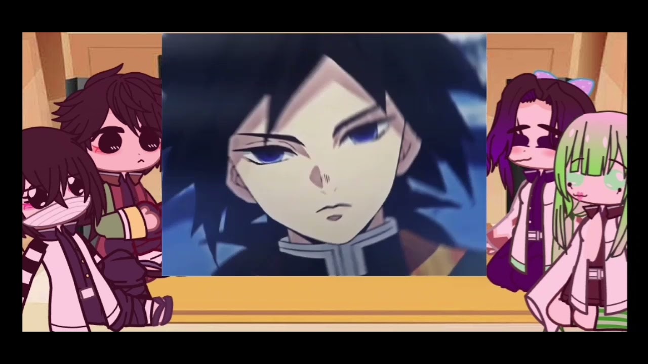 Hashiras 🦋💚🐍react to// Giyuu🌊💦/ sad past manga spoilers!!// ( 2/4 ...