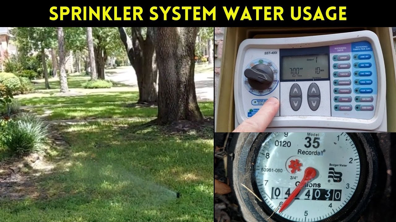 Measuring Sprinkler Water Use - YouTube
