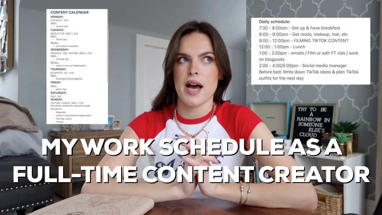 MY WORK SCHEDULE AS A CONTENT CREATOR YouTube MY WORK SCHEDULE AS A CONTENT CREATOR YouTube