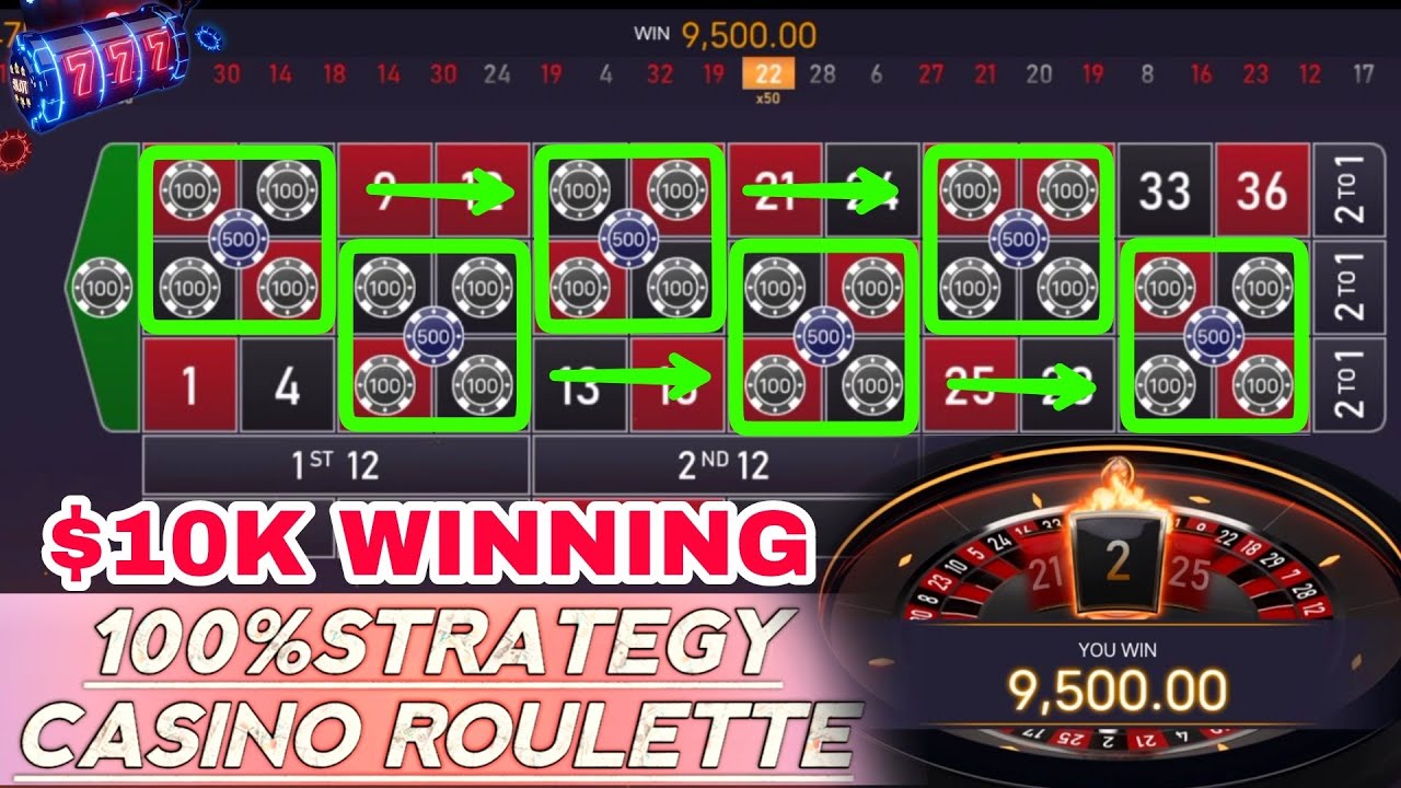 CASINO LIGHTING ROULETTE| 100% WINNING STRATEGY| $10K WINNING STRATEGY ...