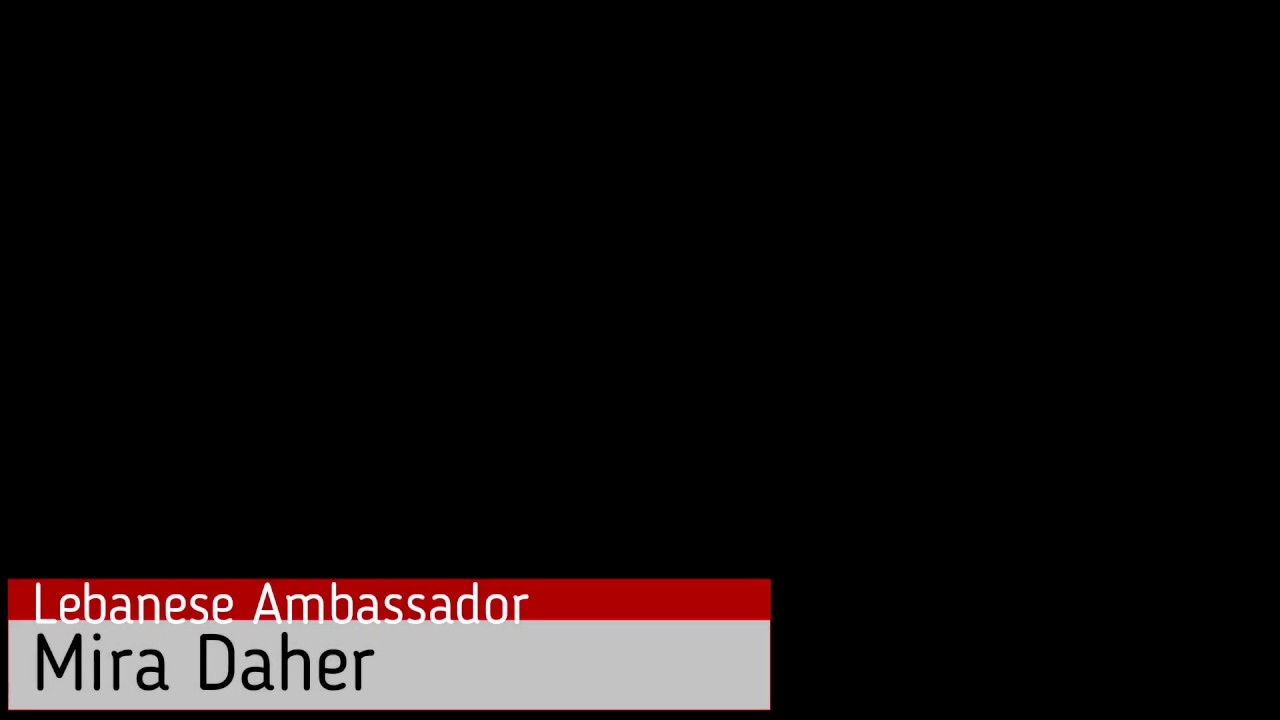 AMBASSADOR MIRA DAHER - about LAURA ALLEGRINI - YouTube