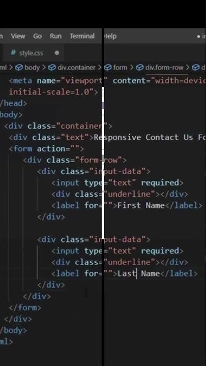 Create Responsive Contact Us Form Using Html Css Only Get Free Source