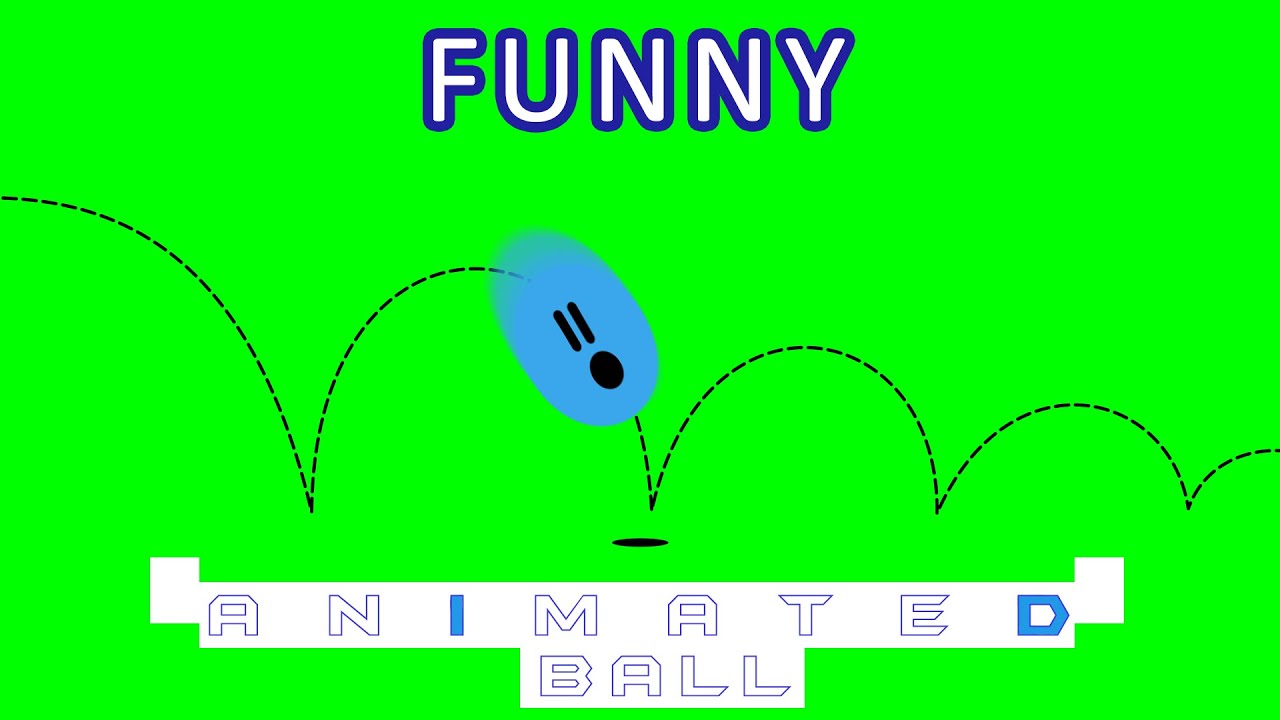Funny bouncing Ball animation | Green Screen | Royalty Free - YouTube