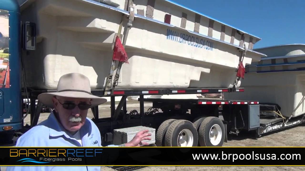 Swimming pools loaded and ready to go to Oklahoma City - YouTube