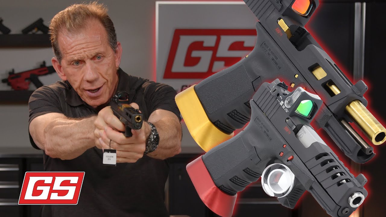 Lenny Magill Shows Off TWIN Custom Glock 19's. - YouTube