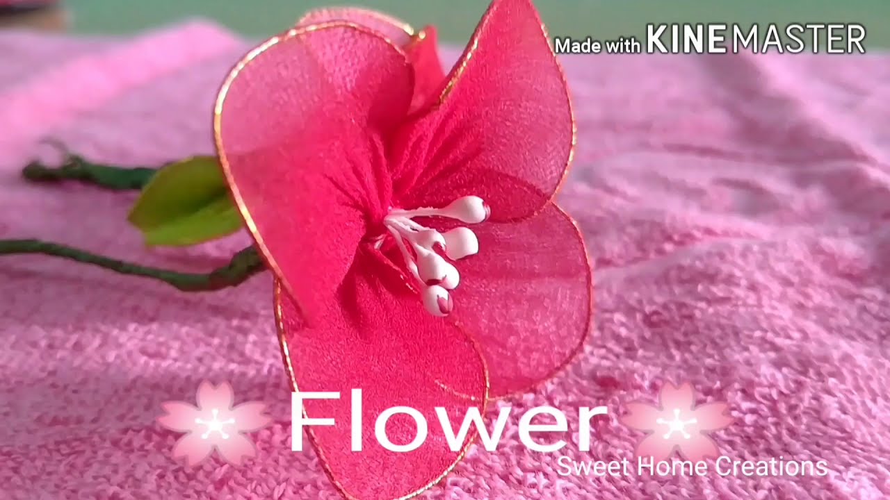 🌸Flower🌸making - socks cloth #SweetHomeCreations - YouTube