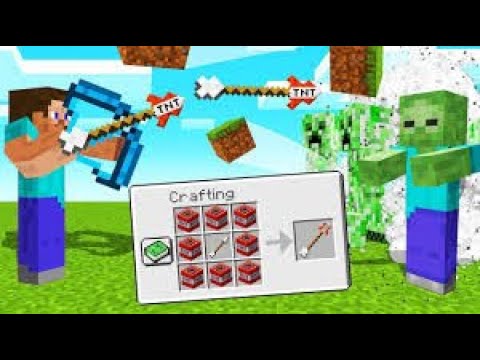 How to make explosive arrows in minecraft pe (working 100%) - YouTube