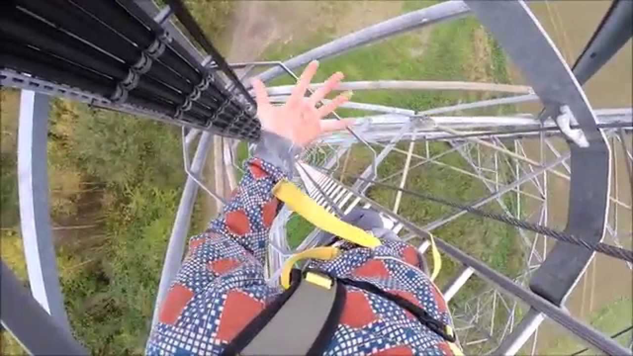 Crazy Climb Up - On Top Of Huge Windmill - YouTube