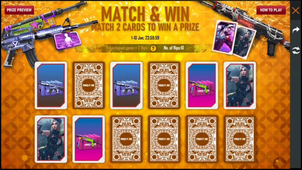 Match and win all rewards complete//garena free fire-maaz gaming - YouTube