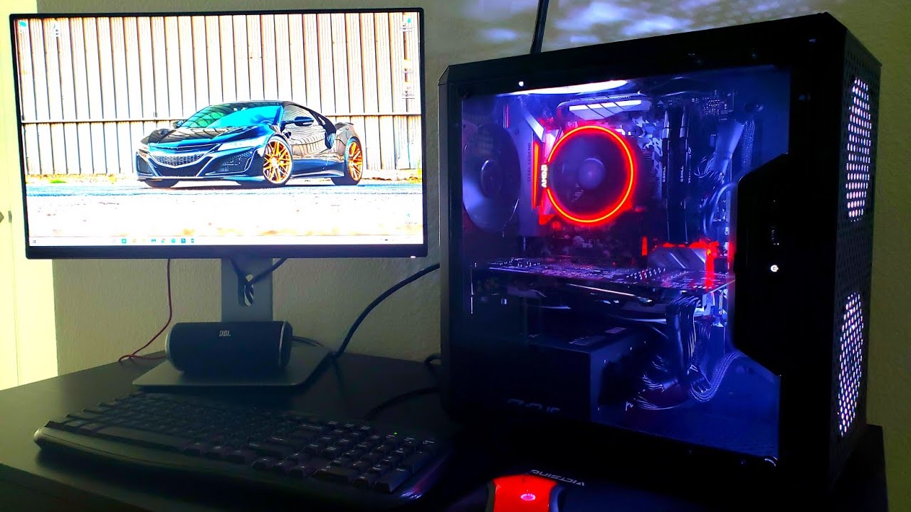 $1000 Video Editing PC Build - Ryzen 7 2700 RX 580 - YouTube