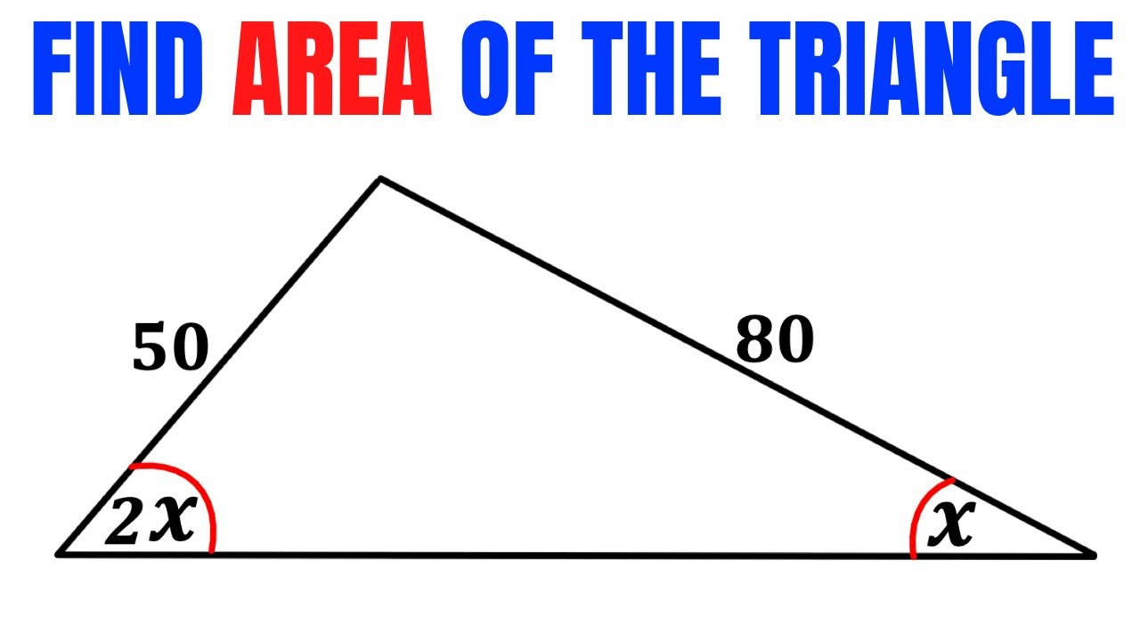 How to think outside the Box | Find area of the triangle | Important ...