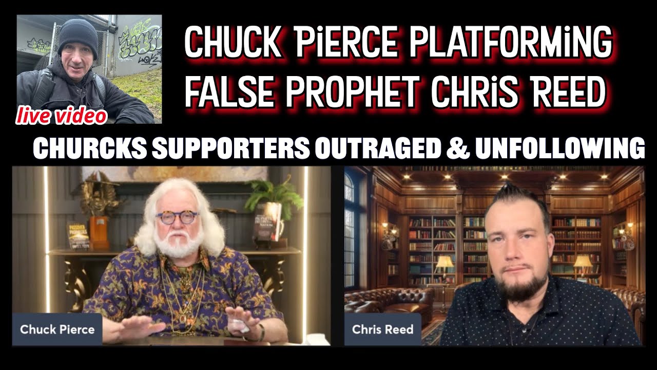 Chuck Pierce with false prophet Chris Reed. Some sexual kissing, and ...