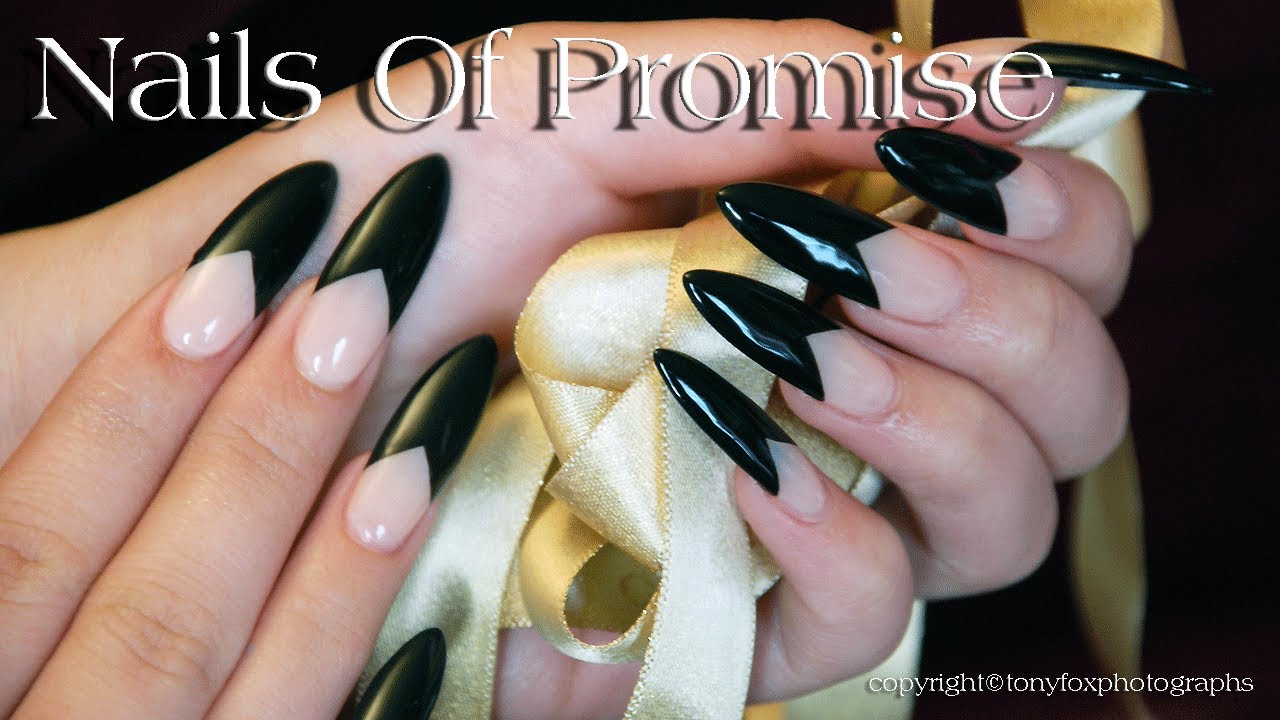 Elegant Easy Long Nail Design Live Nail Tutorial. Nails Of Promise ...