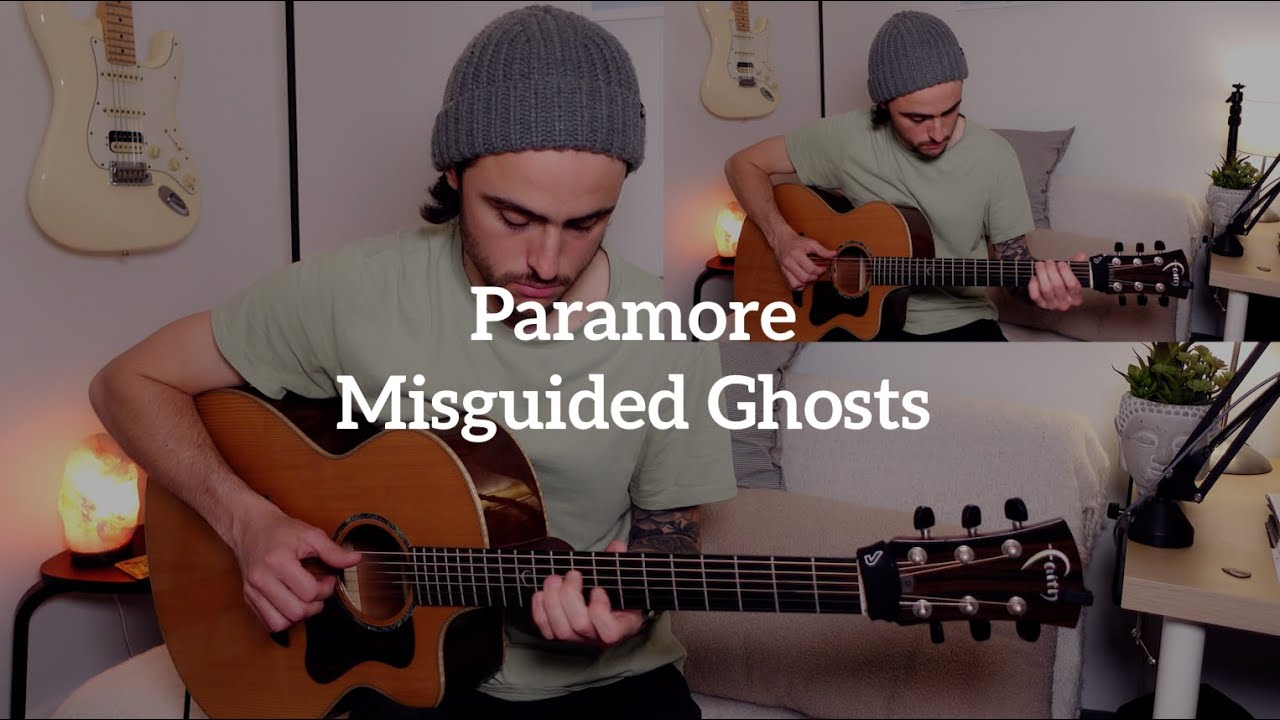 Paramore - 'Misguided Ghosts' (intro riff) guitar cover by George Wood - YouTube