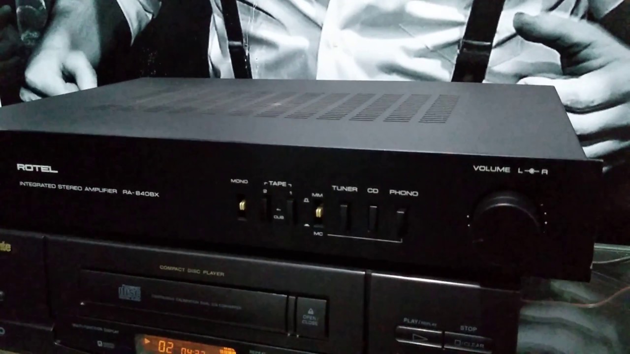 HI-VISION ÁUDIO VINTAGE E RARIDADES AMPLIFICADOR ROTEL RA-840 BX - YouTube