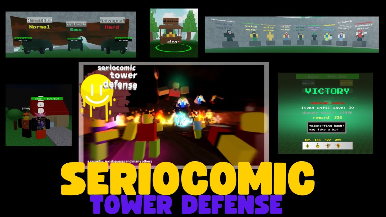 Roblox---Seriocomic Tower Defense [pre-alpha] - YouTube
