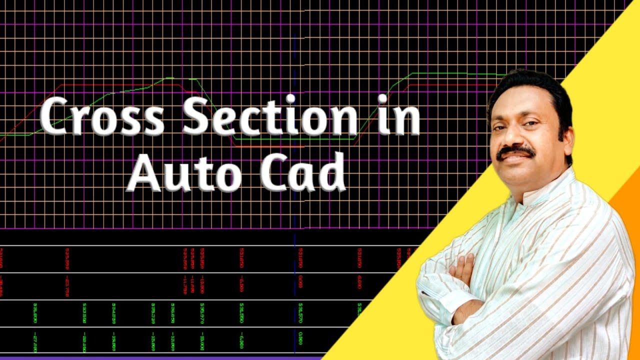 How to Draw Cross Section of Canal In AutoCAD ️ || X-Section of Canal ...