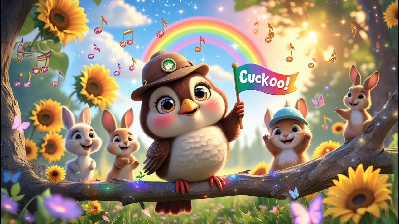 🌟The Cuckoo Bird Song 🐦 | Fun Animal Nursery Rhyme for Kids | Sing ...