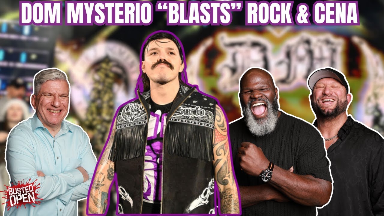 Dominik Mysterio on WWE's Move to Netflix, His Mustache & Hollywood Dreams | Busted Open - YouTube