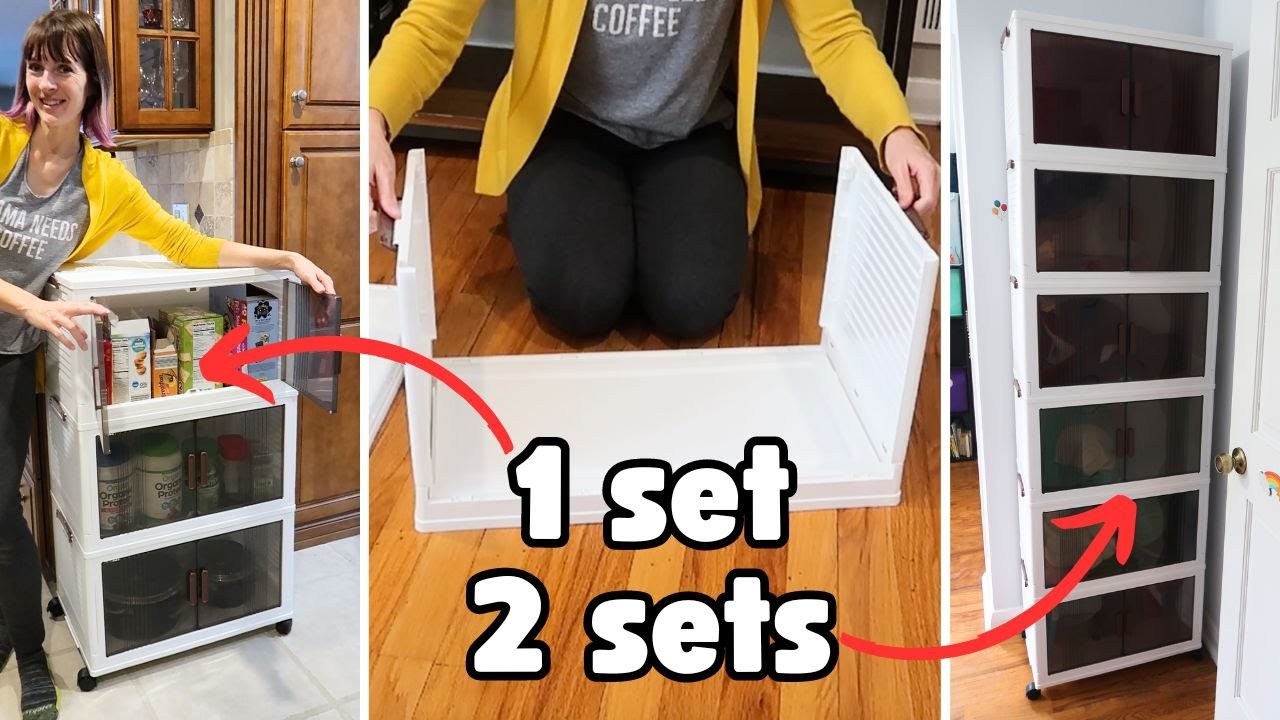 Homeforce Collapsible Stackable Storage Bins - Assembly, Demo + Review - YouTube