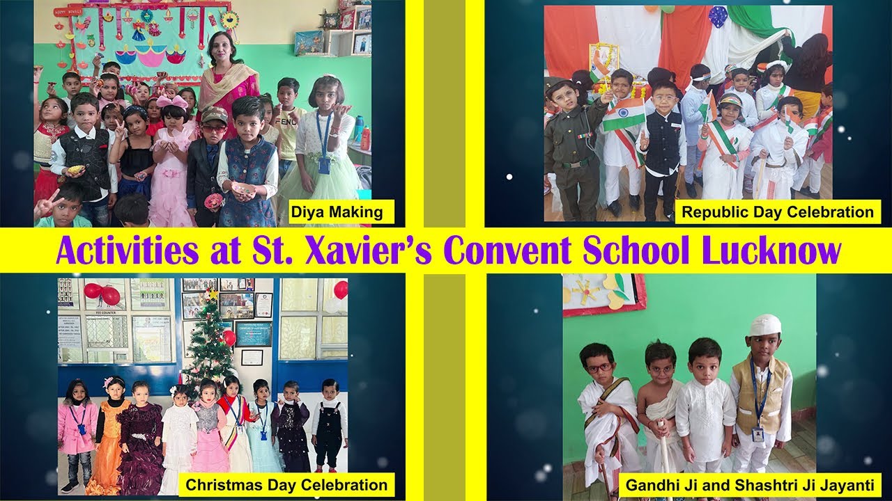 Activities at St. Xavier's Convent School Lucknow - YouTube