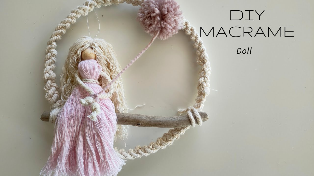 DIY MACRAME | Poupee macramé | Doll - YouTube